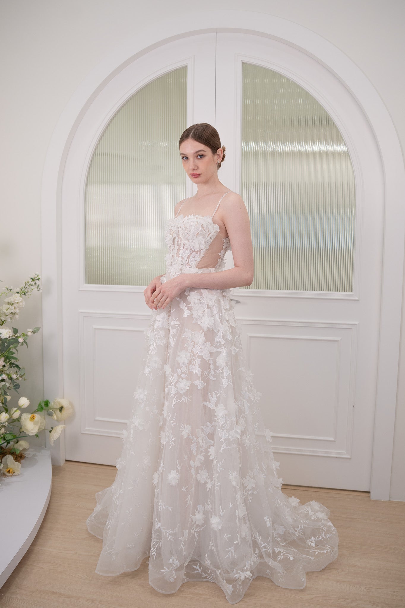 Alvinia White Bridal Gown – GlamEdge Dress & Gown